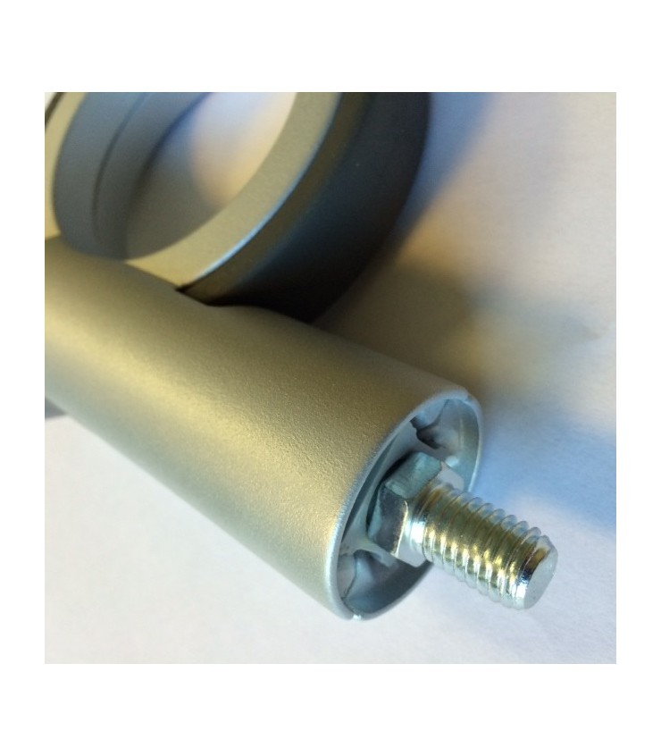 Roulette design diamètre 90 mm avec frein - Roulette pour meuble