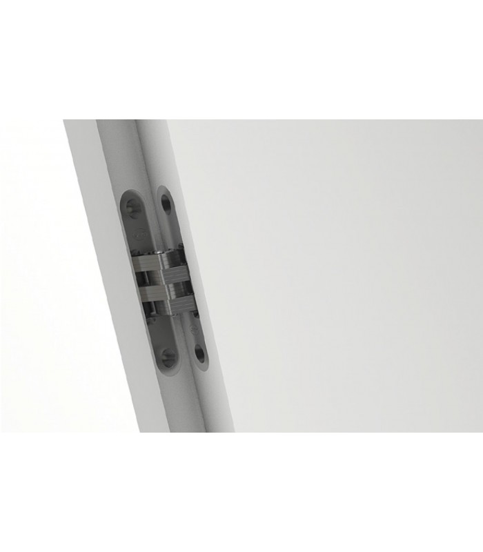 Charnière invisible pour porte en bois.