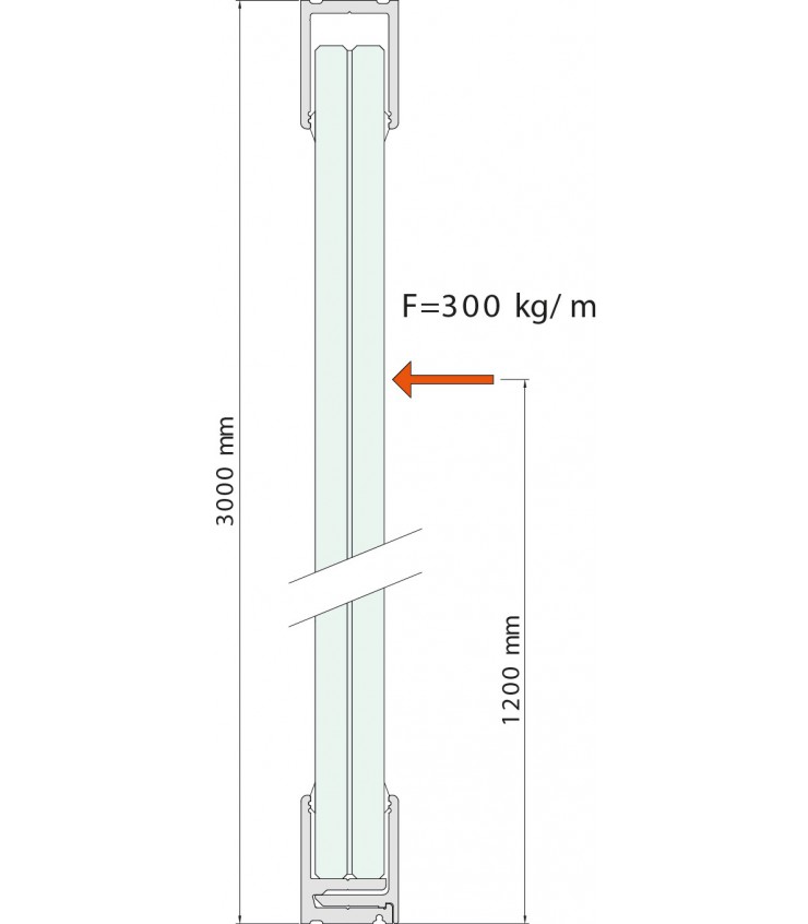 Profil aluminium avec parclose 40.1 x 30.5 x 40.1 mm série Super Pr...