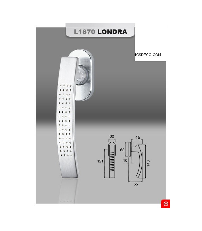 Poignée de fenêtre série Londra - IGS Déco Poignée de fenêtre série Londra - IGS Déco
