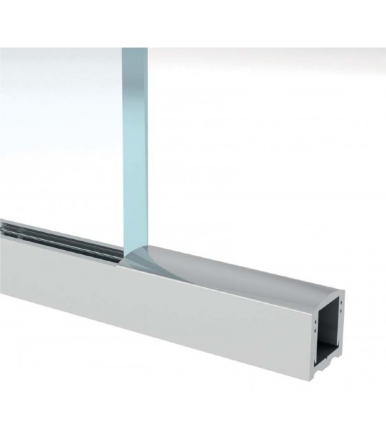 Accessoires pour le verre : profil aluminium