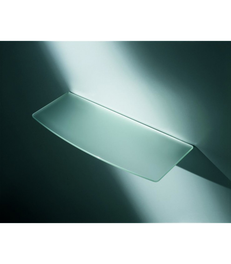 Tablette en verre avec découpe convexe série MS01560 par Confalonie...